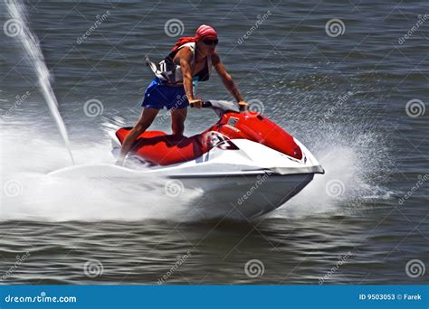 Water scooter stock image. Image of relax, competition - 9503053