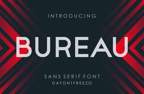 Bureau Font Dafont Free
