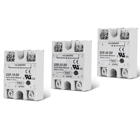 SSR DD DD DD Solid State Relay A A A Single Phase Module V Input DC V DC
