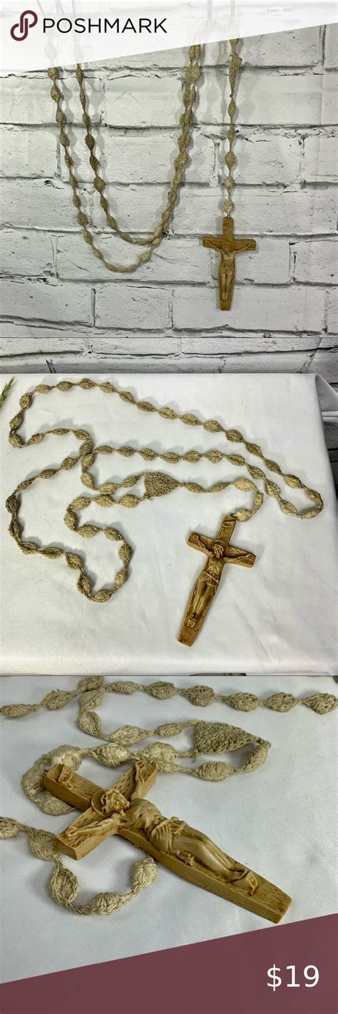 Wall Decor Oversized Macrame Rosary Style Poshmark Wall Decor