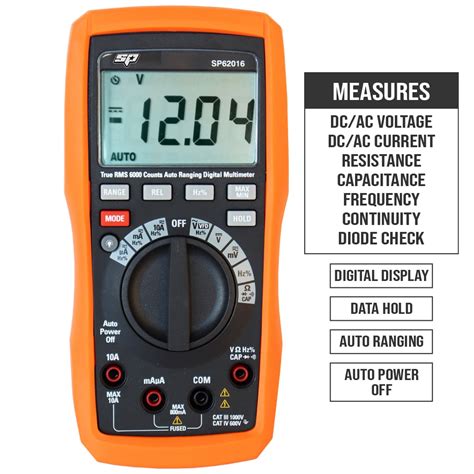 Digital Multimeter Deluxe Automotive Sp62016 Buy Car Parts And Accessories Online At Best