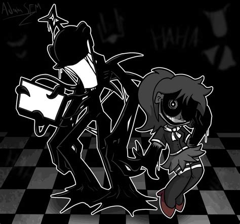 Slendytubbies Reimagined The Ghost And The Shadow By Henrythemilkman On Deviantart