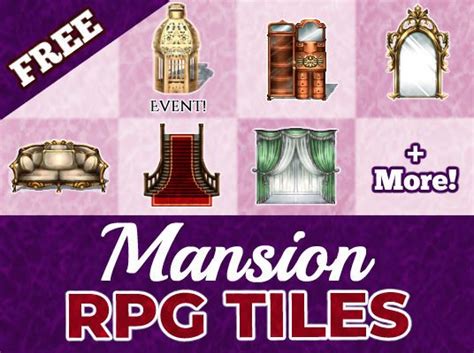 FREE RPG Maker Mansion Tiles Kokoro Reflections