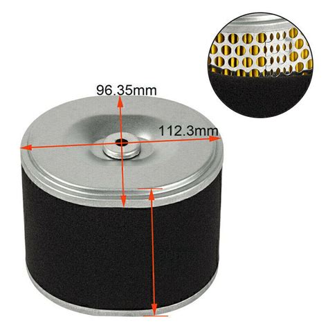 Air Filter For Honda AFZE30 GX340 GX390 11HP 13HP Washer Generator ...