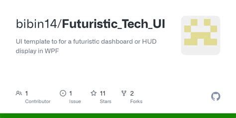 Github Bibin14 Futuristic Tech Ui Ui Template To For A Futuristic Dashboard Or Hud Display In Wpf