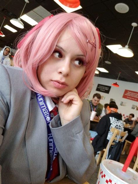 Natsuki Cosplay And Yuri Cosplay Doki Doki Literature Club Amino