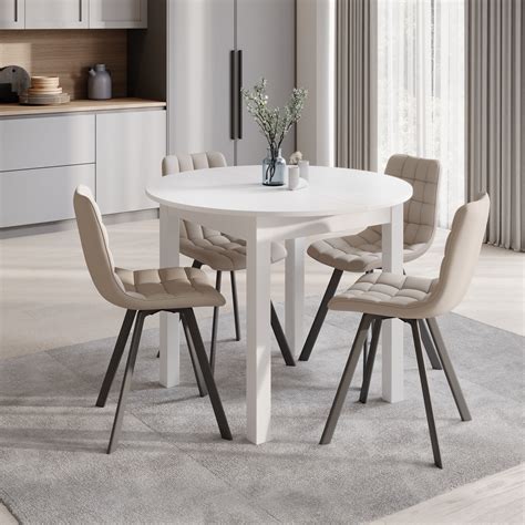 South Eetkamertafel Wit Meubella