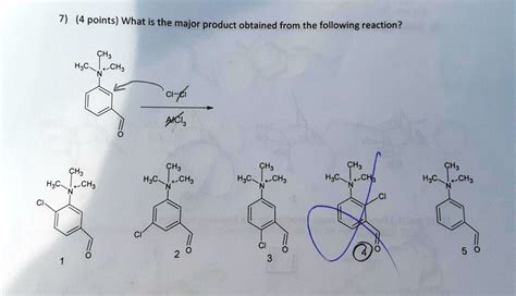 Points What Is The Major Product Obtained From The Following Reaction CH H C N CH
