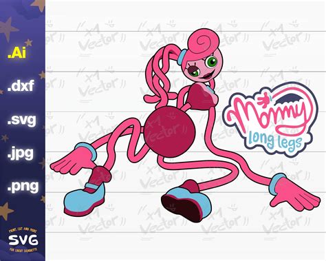 Mommy Long Legs Poppy Playtime Svg Files For Cricut Etsy Sweden