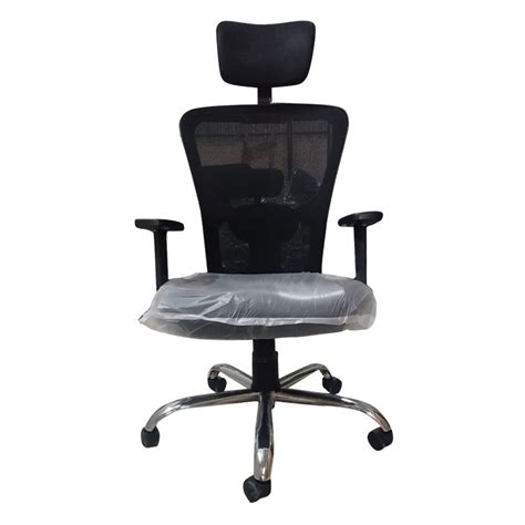 Fabric High Back Mesh Office Chair Black At Piece In Pondicherry ID