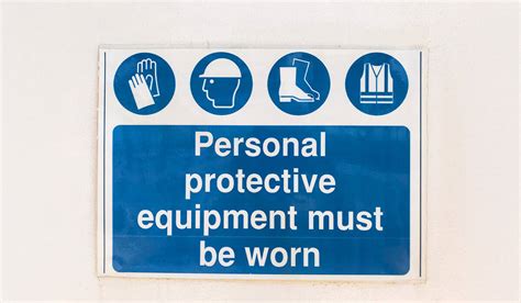 Compulsory Ppe Signage Ppe Must Be Worn On This Site Sign Mandatory