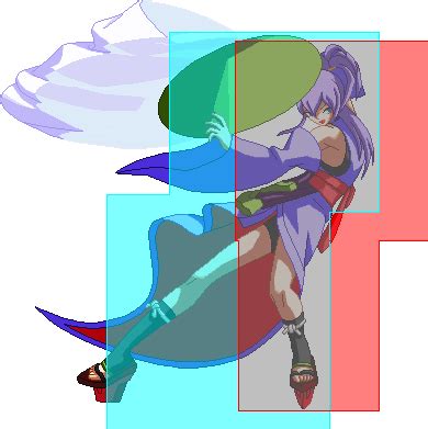 File BBCF Amane Raibu Hitbox 2 Png Dustloop Wiki