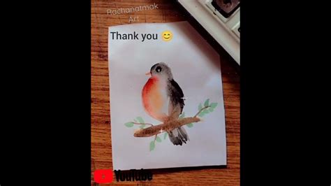 Watercolor Bird Paintingwatercolor Bird Painting Tutorialbird Ki