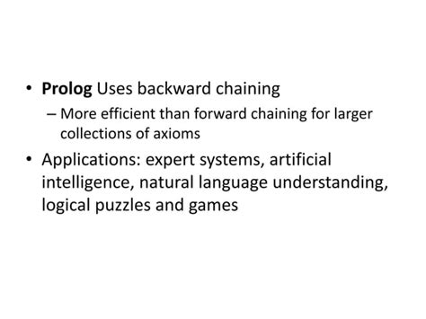 Prolog Artificial Intelligence Introduction Pptx