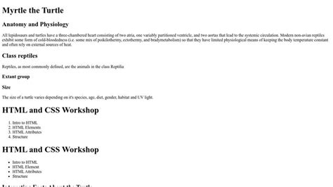 Html And Css Workshop Part 1 Template