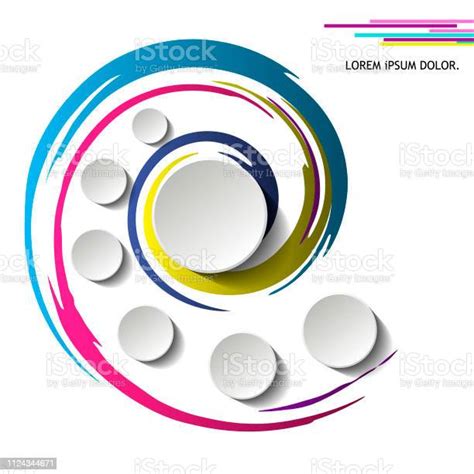 그래픽 Infographic 요소입니다 곡선에 대한 스톡 벡터 아트 및 기타 이미지 곡선 그리기 기하 도형 Istock