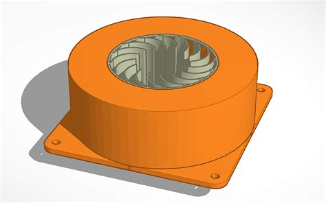 3d Design Squirrel Cage Showdown Fan Tinkercad