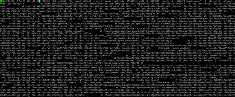 a tikv in the cluster suddenly crashed with an is out of range error