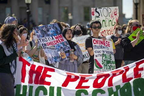 Iowa City High School Students Lead Day Long Pro Palestine Protest