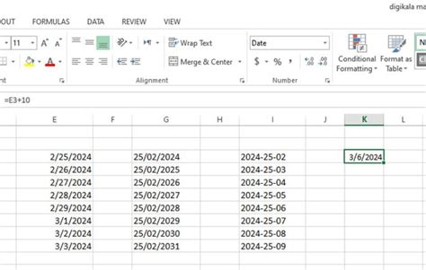 تبدیل تاریخ میلادی به شمسی در اکسل از نسخه 2003 تا 2019 • دیجی‌کالا مگ