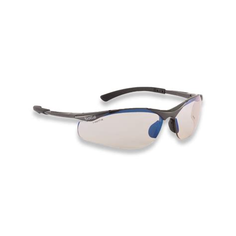 Bolle Safety Glasses Contour Ii Range Contesp Clear Blue Filter Lens