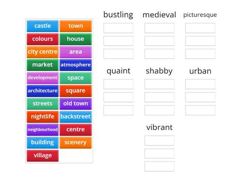 Focus 4 Unit 3 Group Sort