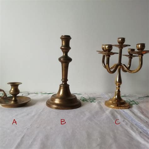 Vintage Old Candle Holder Etsy