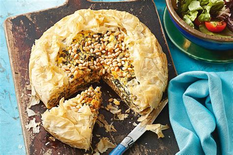 Spinach And Ricotta Pie With Filo Pastry