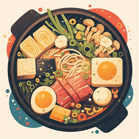 Premium Vector Hubei Lotus Root Pork Rib Soup
