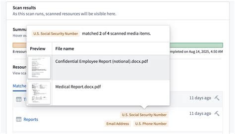 Sensitive Data Scanner • Media Set Scanning • Palantir