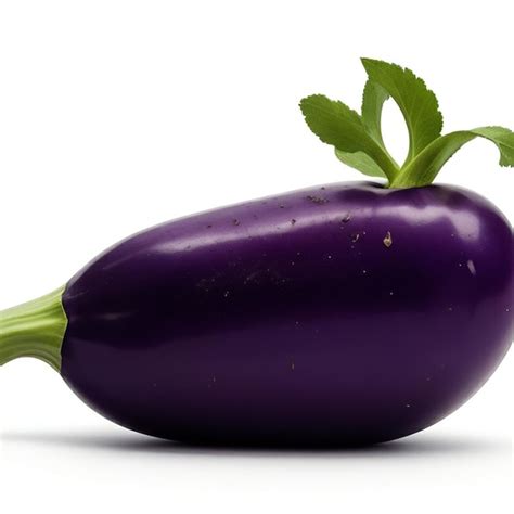Premium Vector Psd Icon Eggplant On White Backgrond
