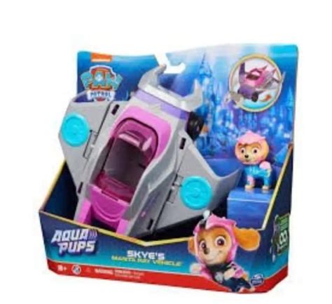 מפרץ ההרפתקאות גורי אקווה דמות סקיי ורכב מנטה ריי מפרץ ההרפתקאות צעצועים הצעצוע של בר