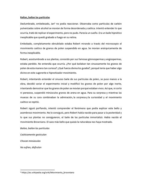 Bailan Bailan Las Partículas Pdf Albert Einstein Importar
