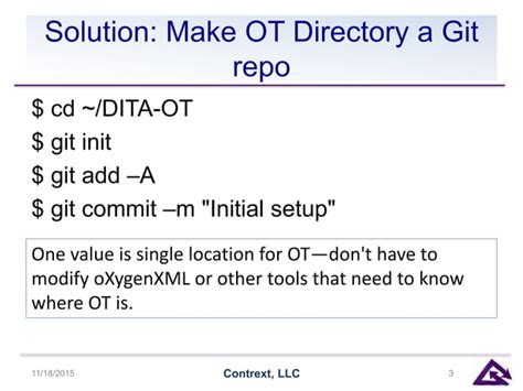 Managing Multiple Open Toolkit Configurations Using Git Lightning Talk