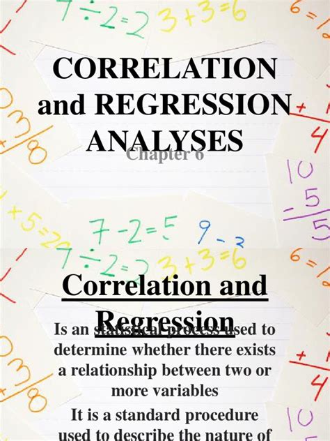 Correlation And Regression Analysis Pdf Correlation And Dependence Regression Analysis