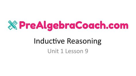Inductive Reasoning Logic 12345pptx