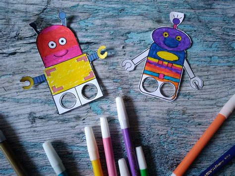 Boneka Jari Robot