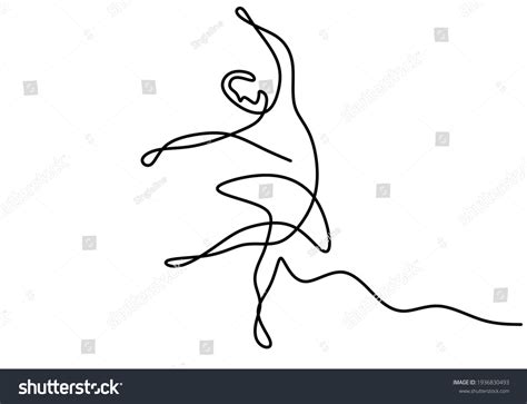 One Single Line Drawing Sexy Woman Stock Vector Royalty Free 1936830493 Shutterstock