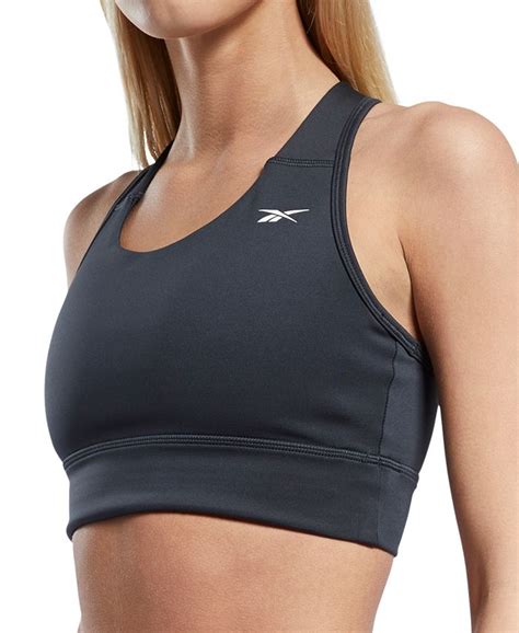 Reebok Womens High Support Racerback Training Sports Bra Macys