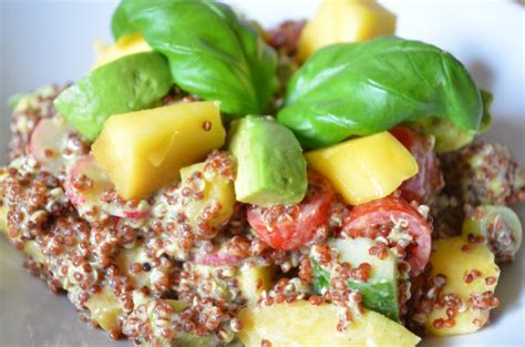 Quinoa Mango Avocado Salat Rezeptkönig