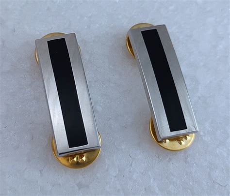 Reproduction Pair U S Army Chief Warrant Officer 5 Cw5 Brite Pin On