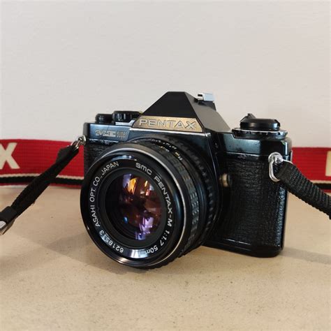 Pentax Me Super Black Version Smc Pentax M 117 50mm Ø 49 Mm