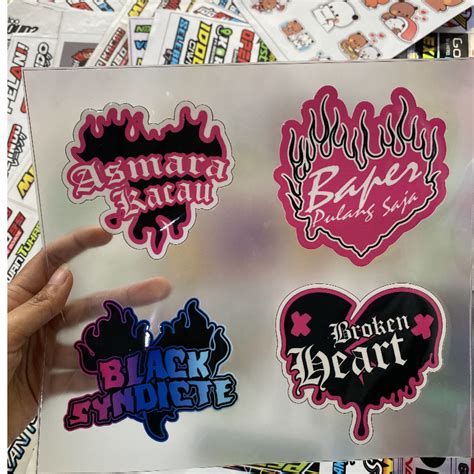 Jual Sticker Pack Asmara Hancur Sticker Pack Kata Kata Viral