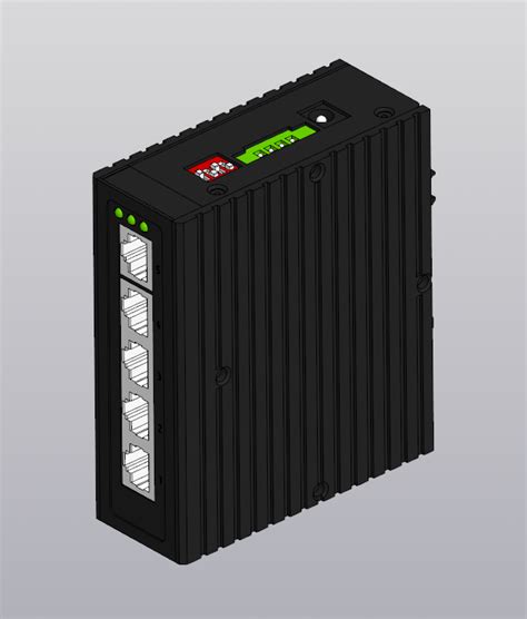 Коммутатор промышленный OSNOVO SW-70500-I - Чертежи, 3D Модели, Проекты ...