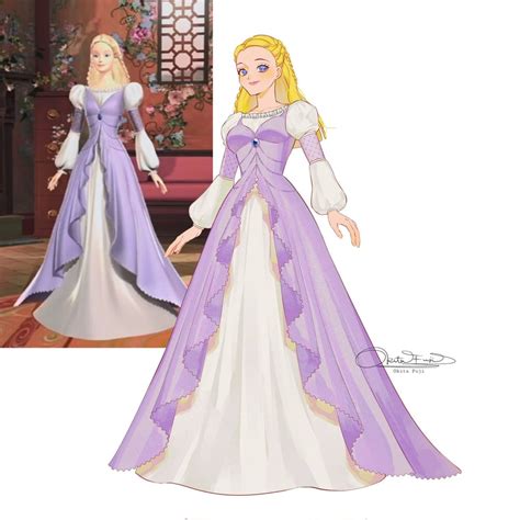Rapunzel Barbie Movies And 2 More Drawn By Okitafuji Danbooru
