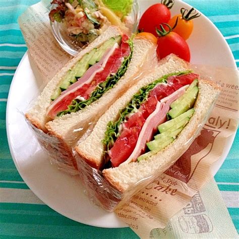 簡単定番 ハムチーズのサンドイッチ♪ レシピ・作り方 By Cherry2005 楽天レシピ