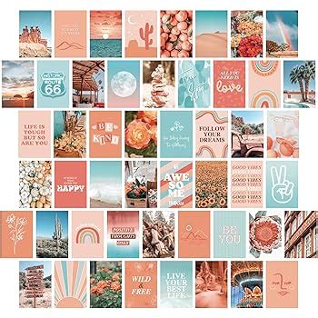 Amazon ARTIVO Pink Aesthetic Wall Collage Kit 100 Set 4x6 Inch