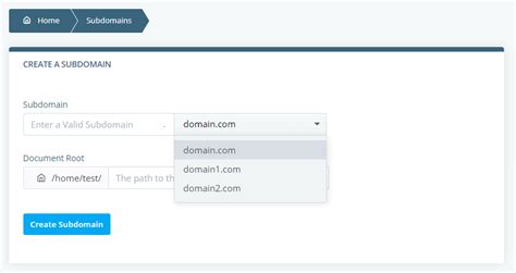 how to create a subdomain knowledge base scalahosting