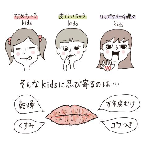 意外と悩めるママ多し子どもの唇ガサガサ問題を即解決するリップCHANTO WEB