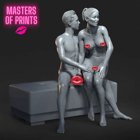 3d Printable Sex Nsfw Erotic Miniature 75 Mm Scale By Printpleasure